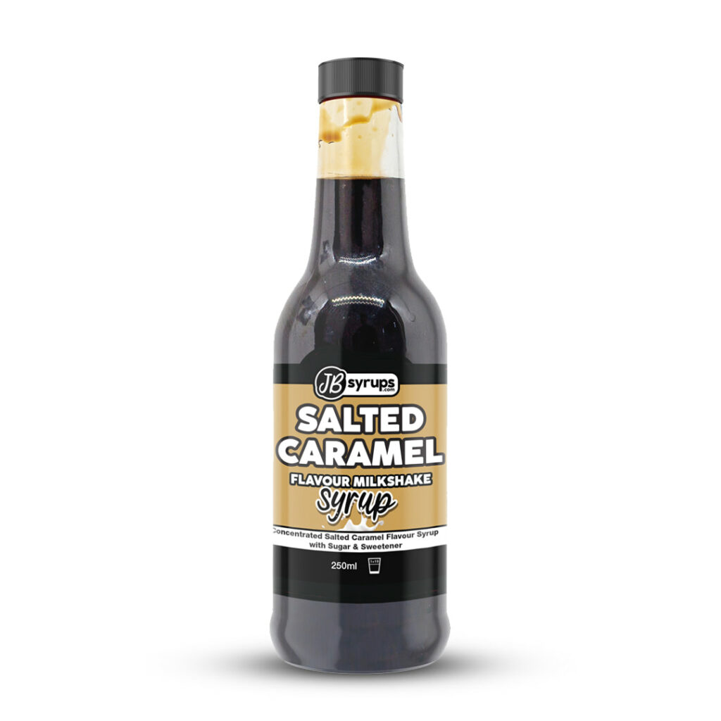 Salted Caramel Flavour Milkshake Syrup Flavoured Milkshake Syrup | JB ...