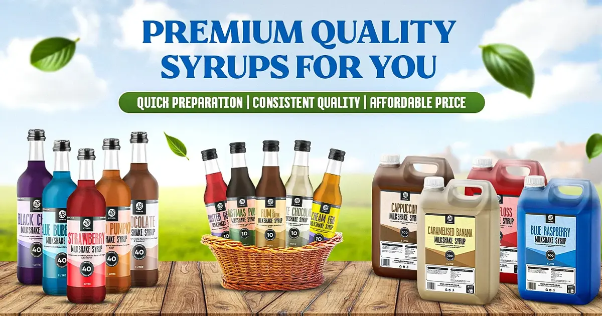Over 47 Flavours Of Milkshake Syrup | JB Syrups